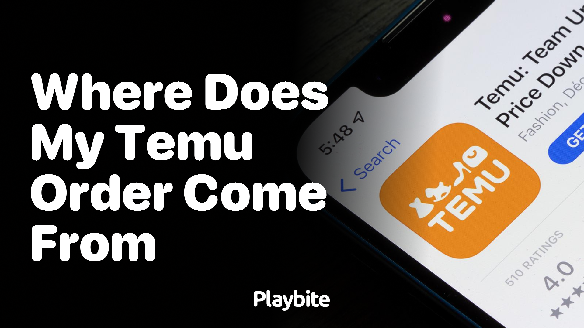 Where Does My Temu Order Come From? - Playbite