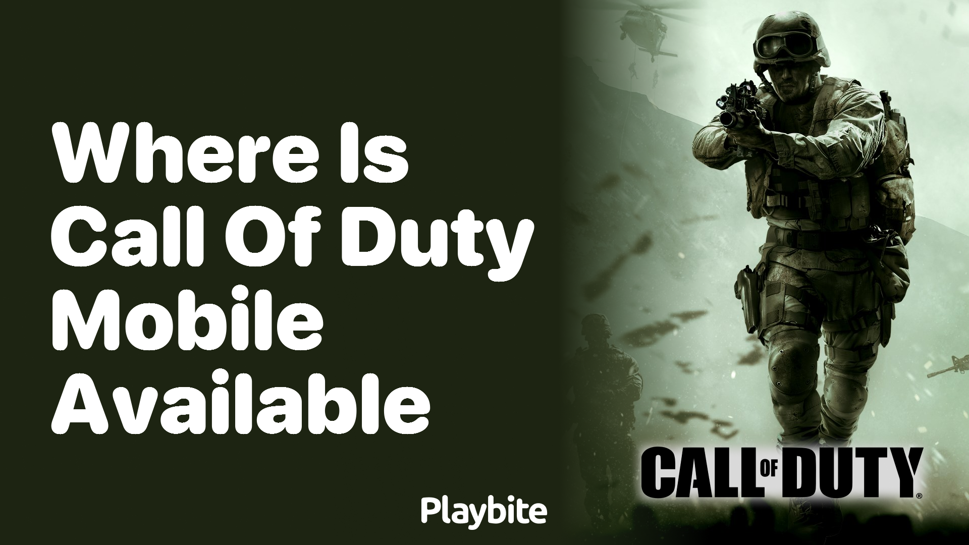 Where Is Call of Duty Mobile Available to Play? - Playbite