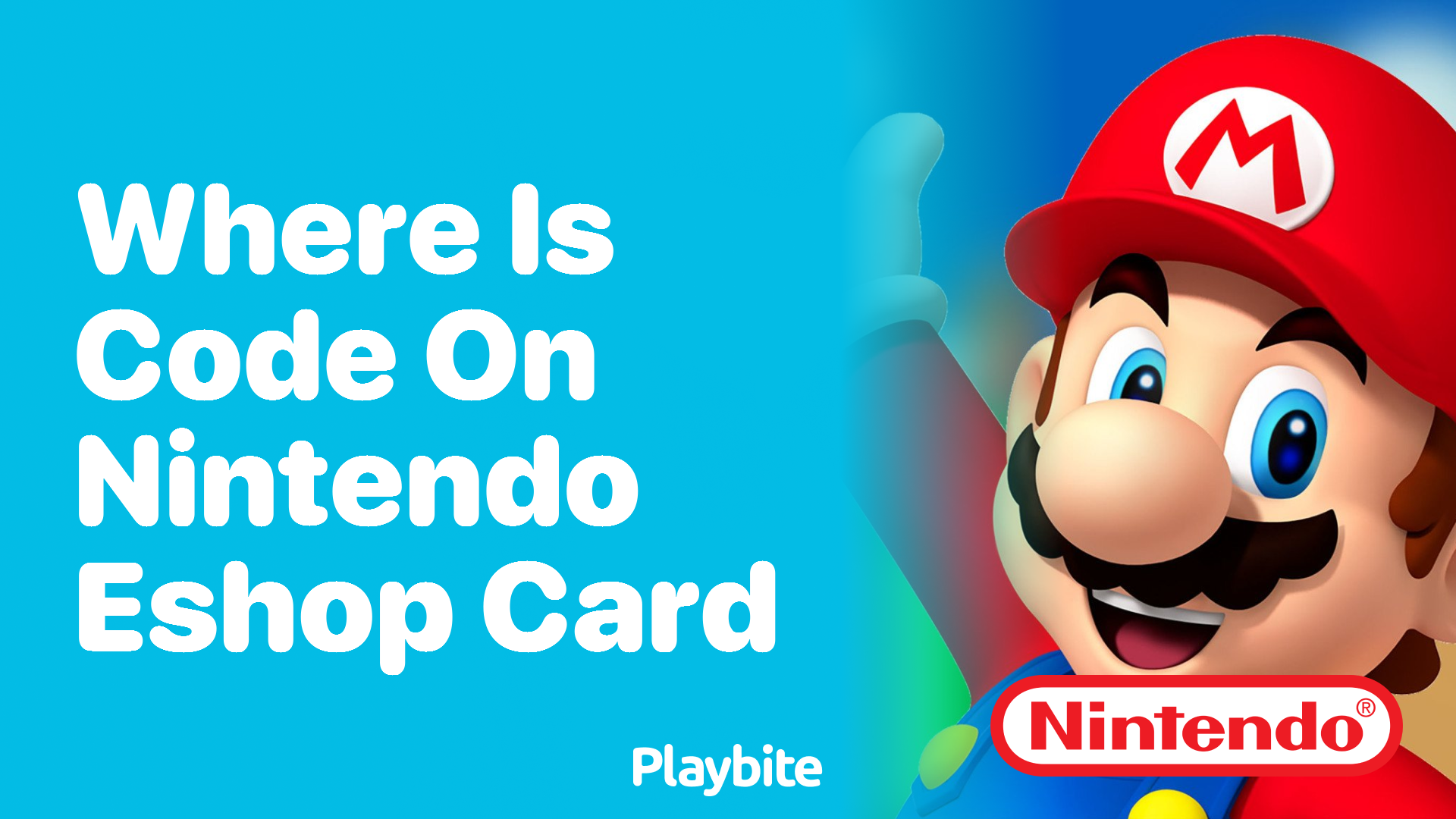 Where Is the Code on a Nintendo eShop Card? - Playbite