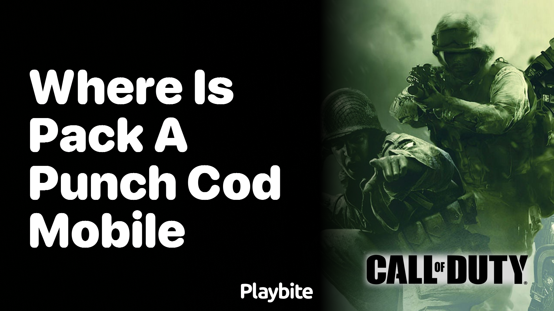 Where Is Pack-a-Punch in COD Mobile? - Playbite