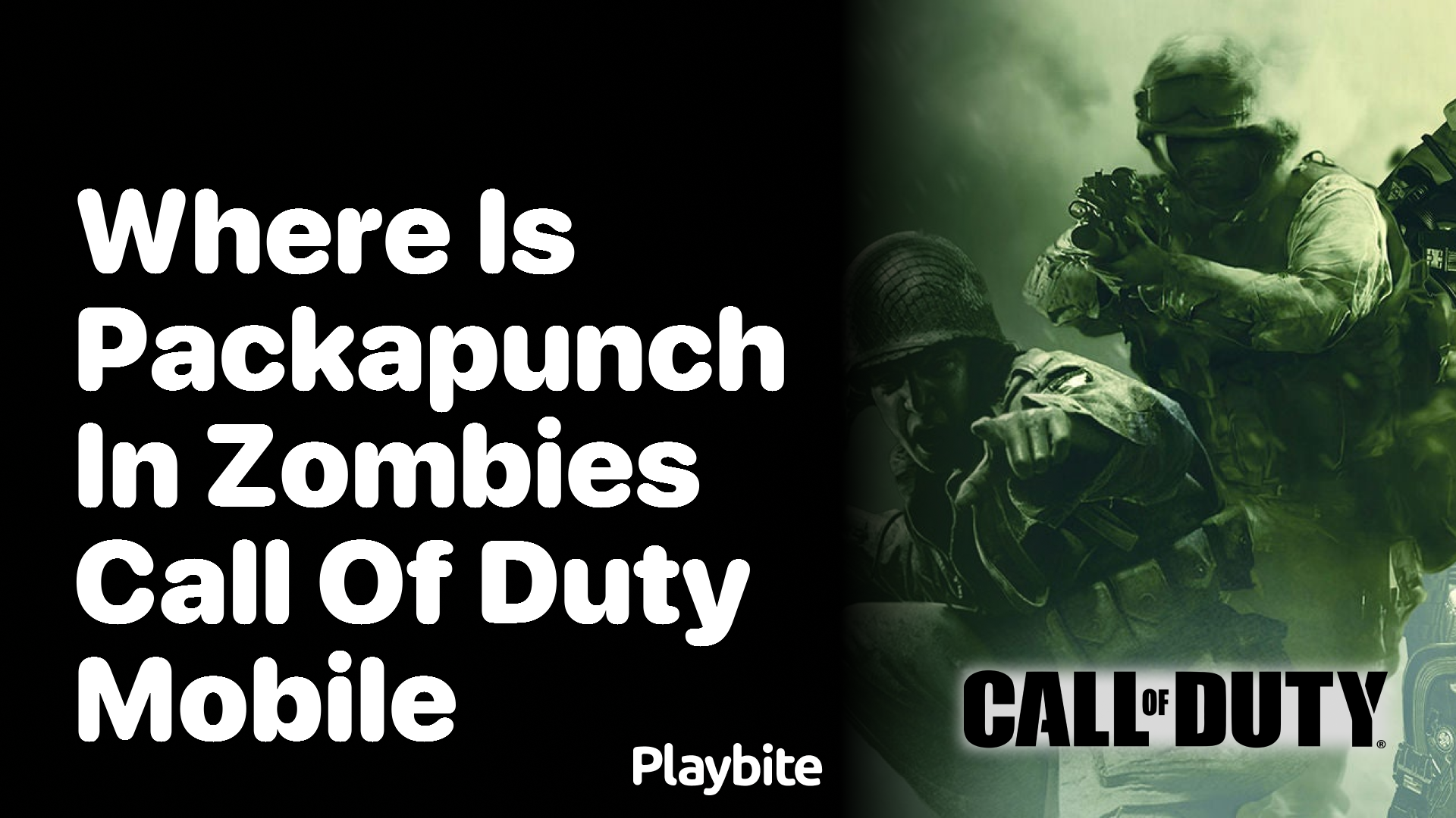 Where Is Pack A Punch In Zombies Call Of Duty Mobile Playbite