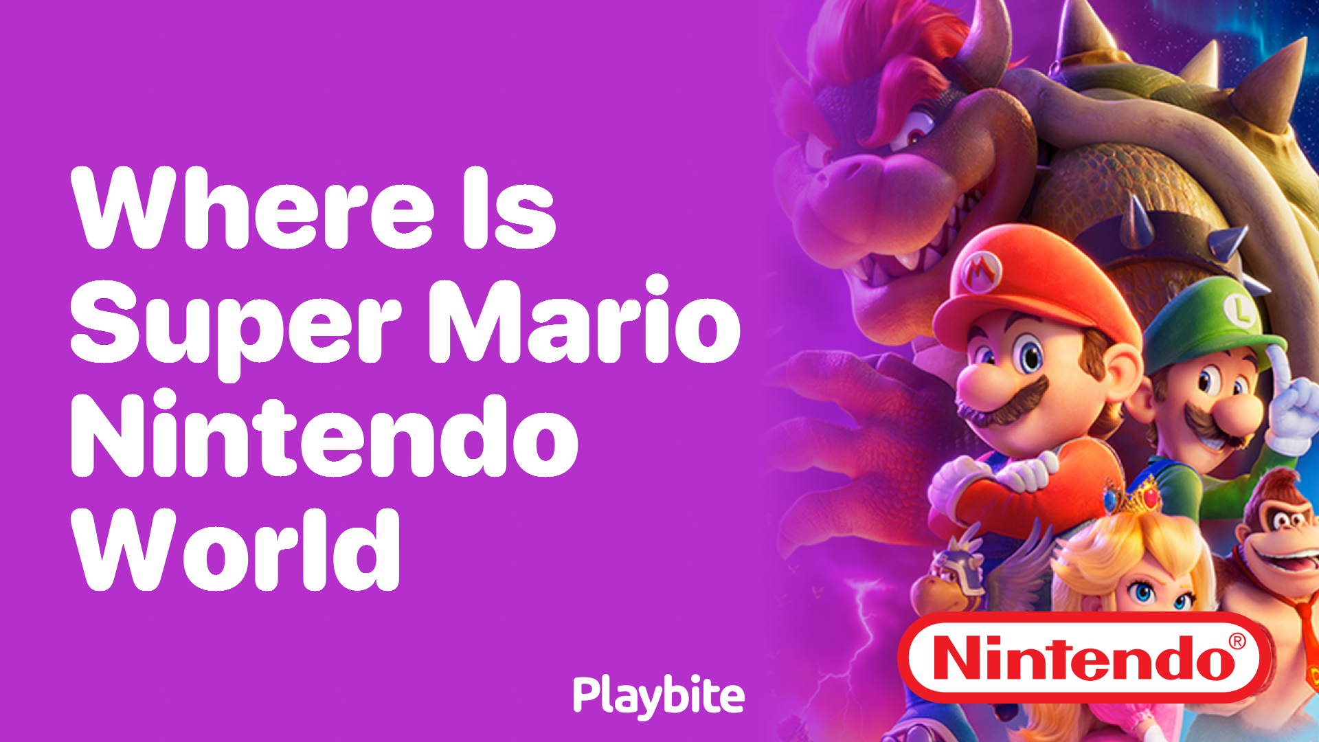 Where Is Super Mario Nintendo World Located? - Playbite