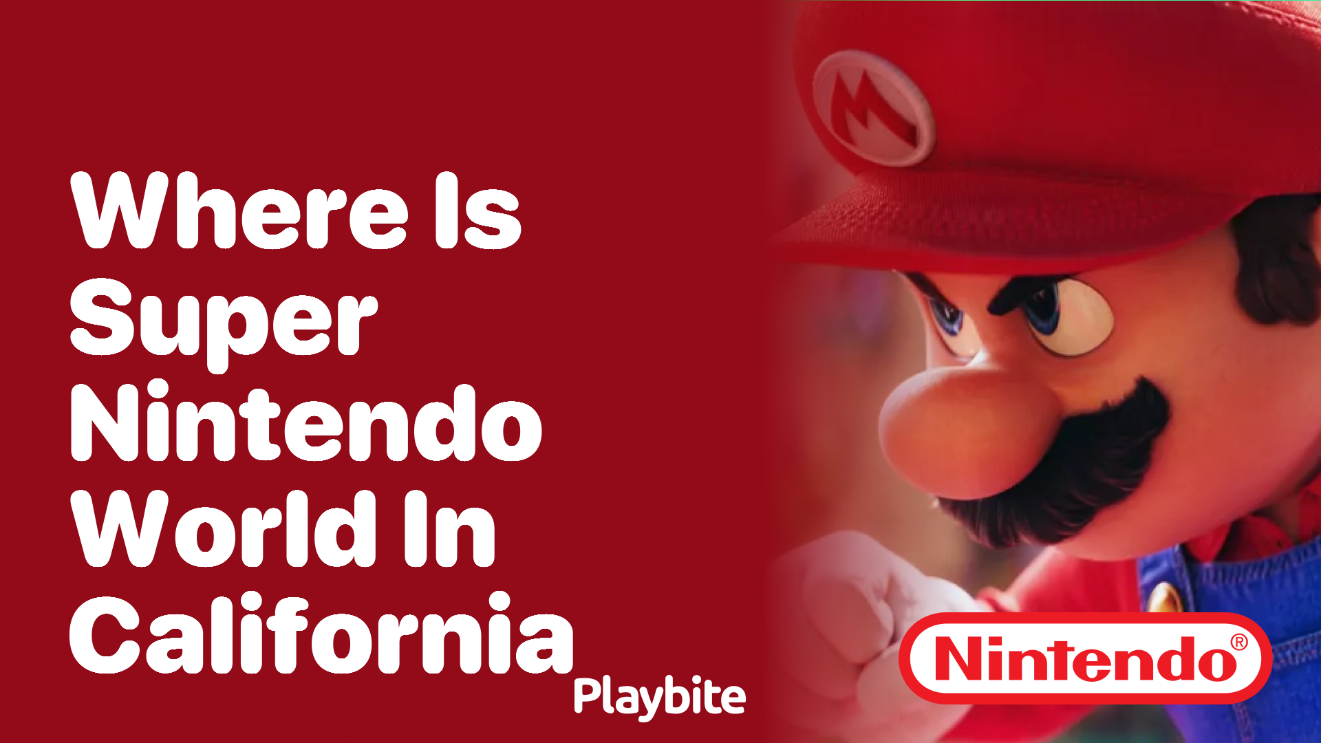 Where Is Super Nintendo World in California? - Playbite