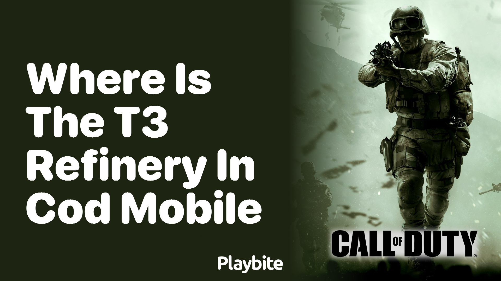 Where is the T3 Refinery in COD Mobile? - Playbite