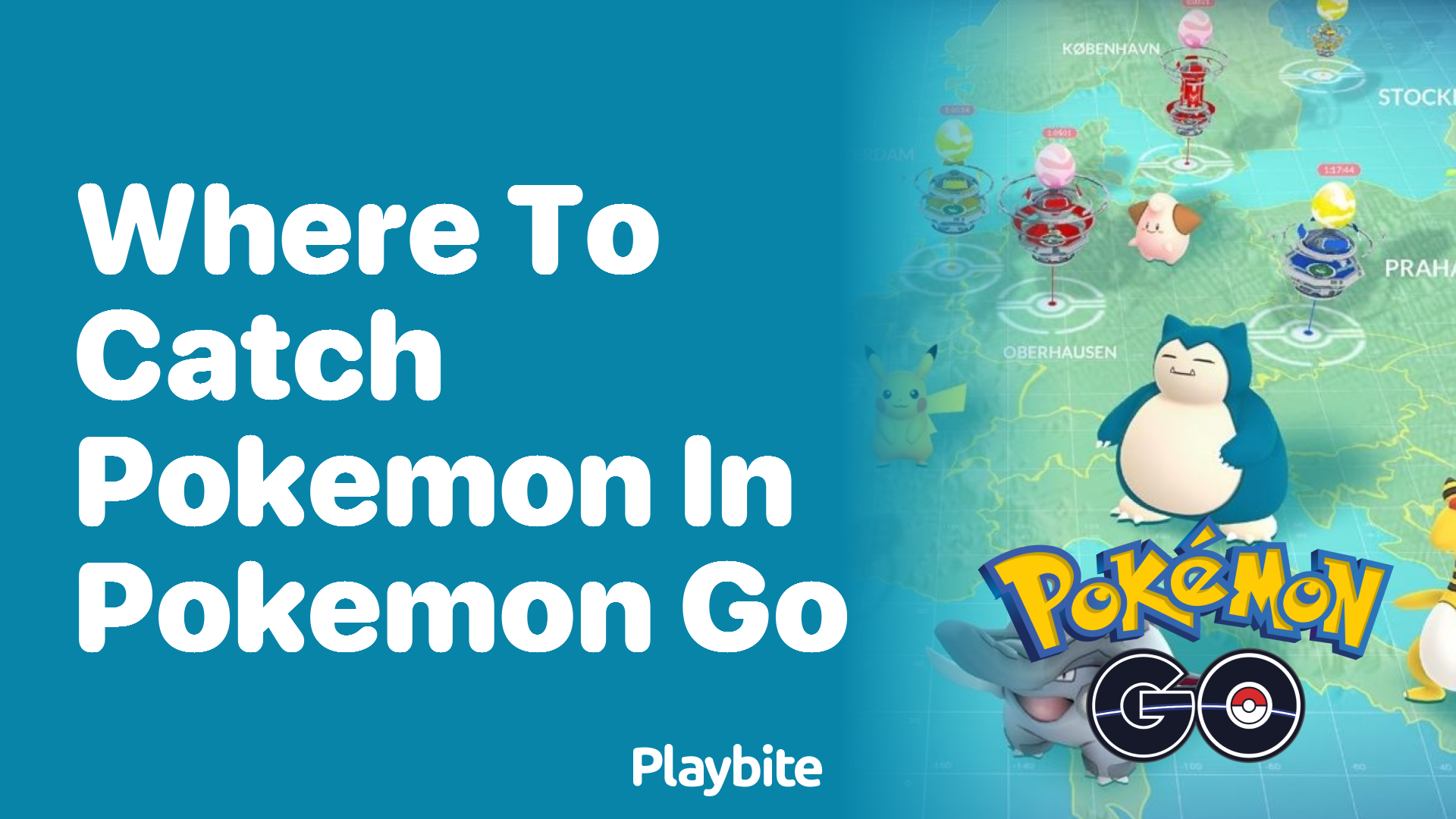 Where to Catch Pokemon in Pokemon GO - Playbite