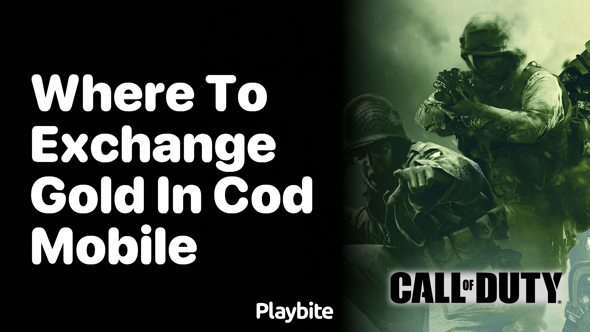 Where to Exchange Gold in CoD Mobile - Playbite