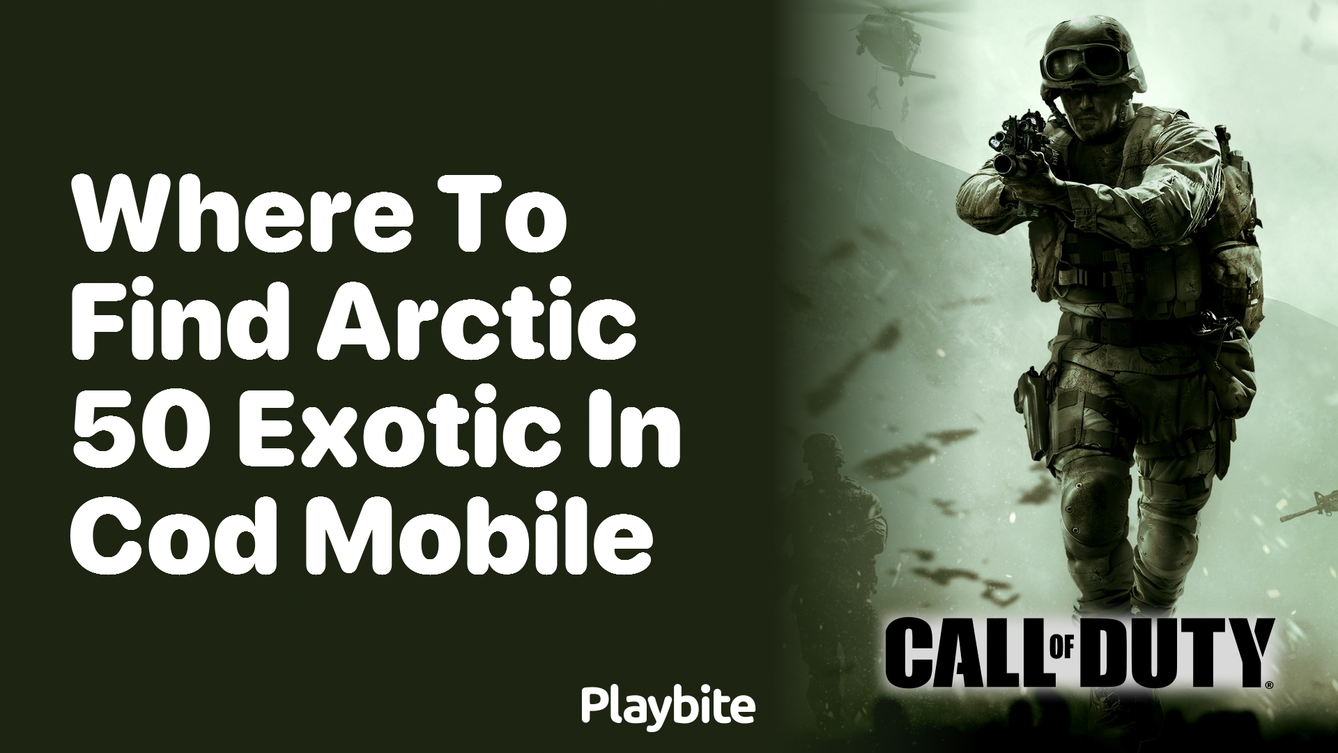 Where to Find Arctic .50 Exotic in COD Mobile - Playbite