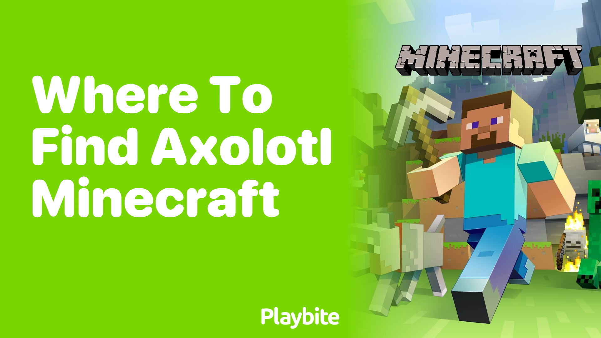 Where to Find Axolotl in Minecraft: A Quick Guide - Playbite