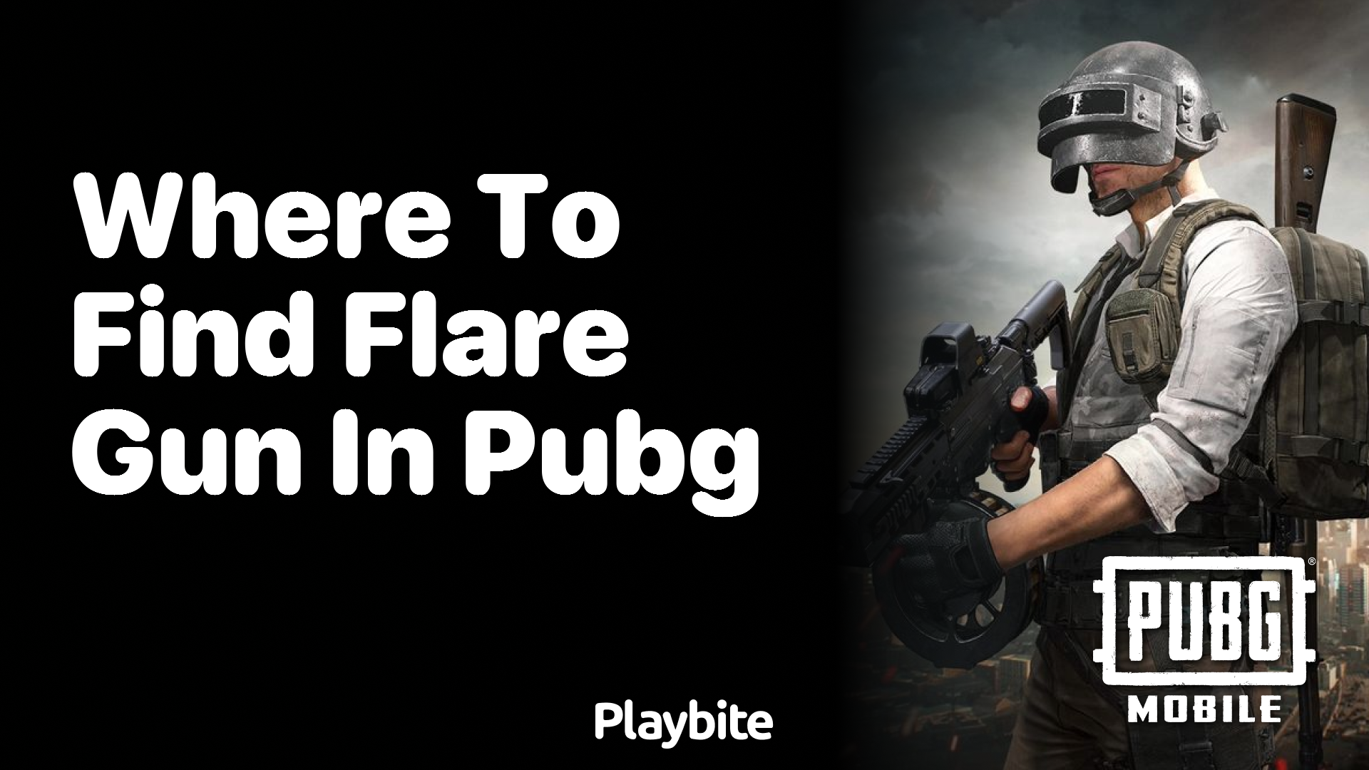 Where to Find a Flare Gun in PUBG Mobile - Playbite