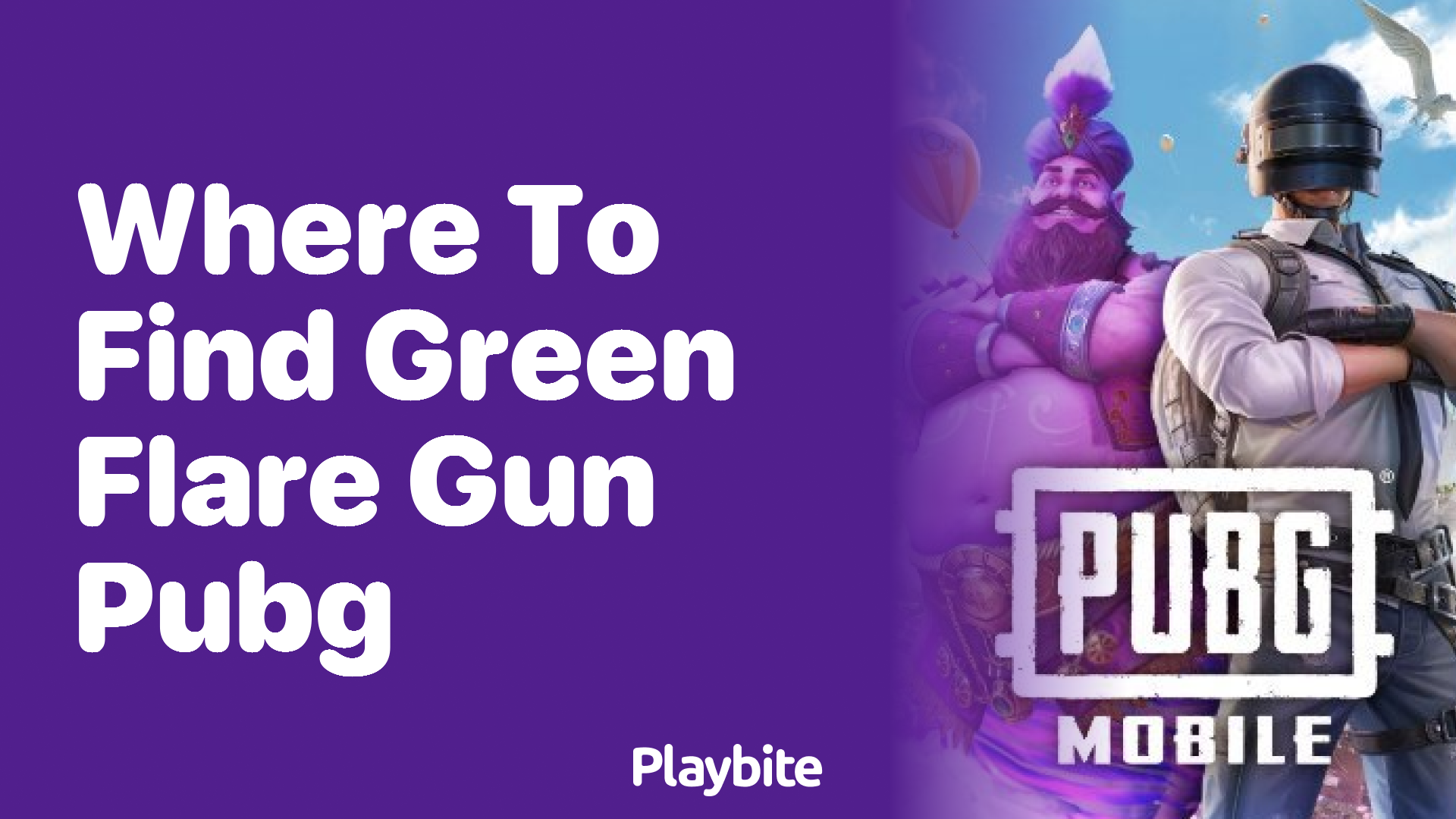 Where to Find a Green Flare Gun in PUBG Mobile - Playbite