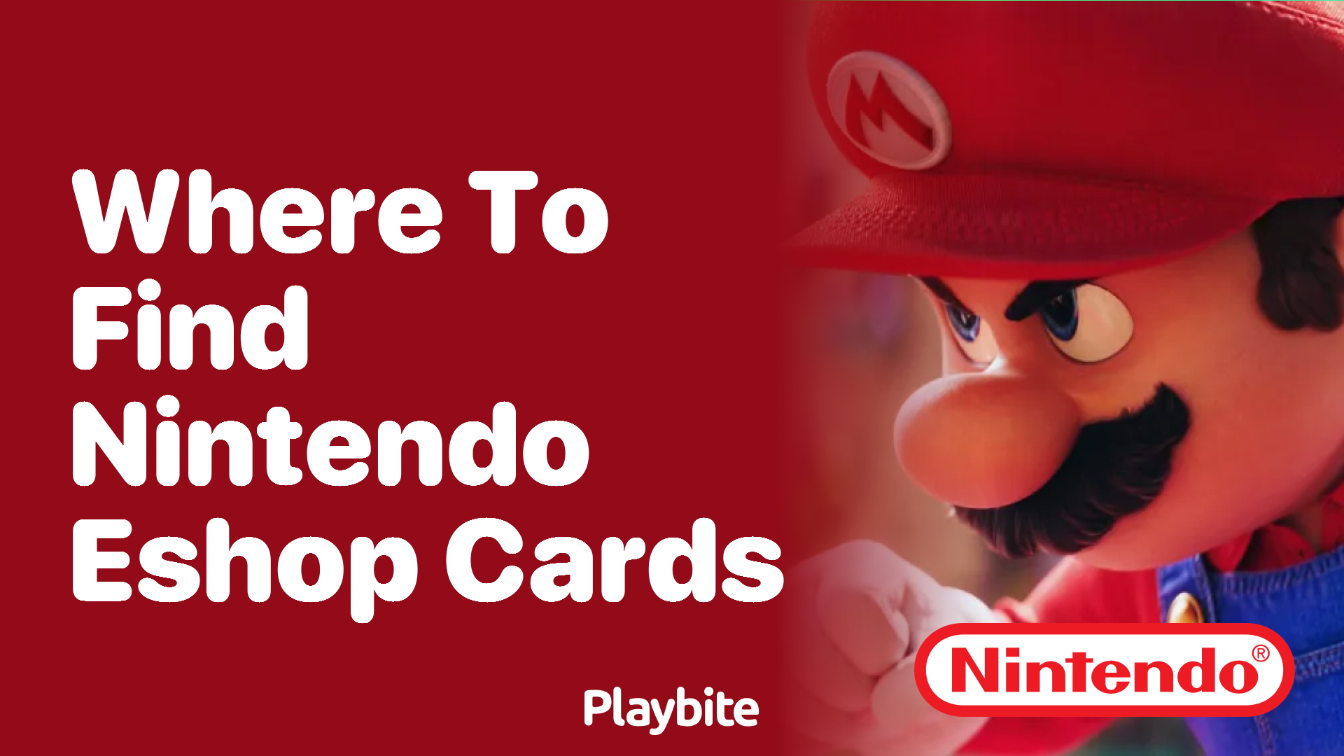Where to Find Nintendo eShop Cards - Playbite