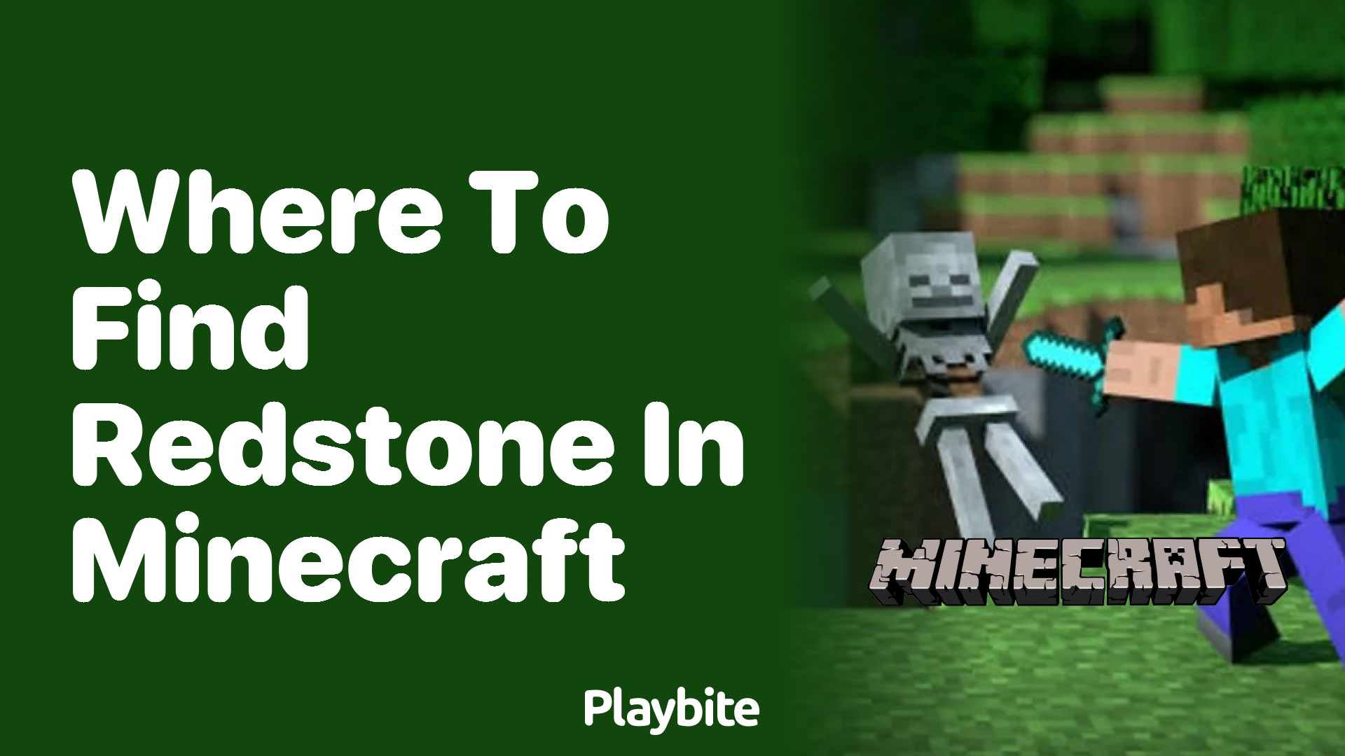 Where To Find Redstone In Minecraft Explained Playbite