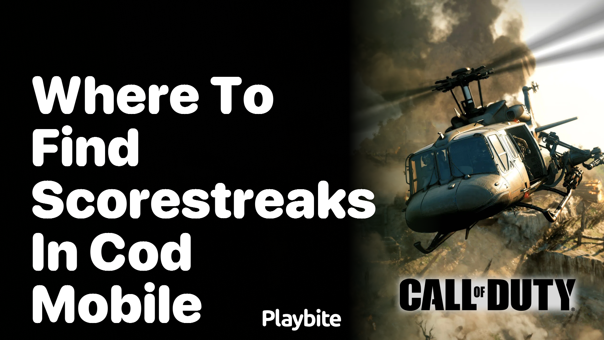 Where to Find Scorestreaks in COD Mobile - Playbite