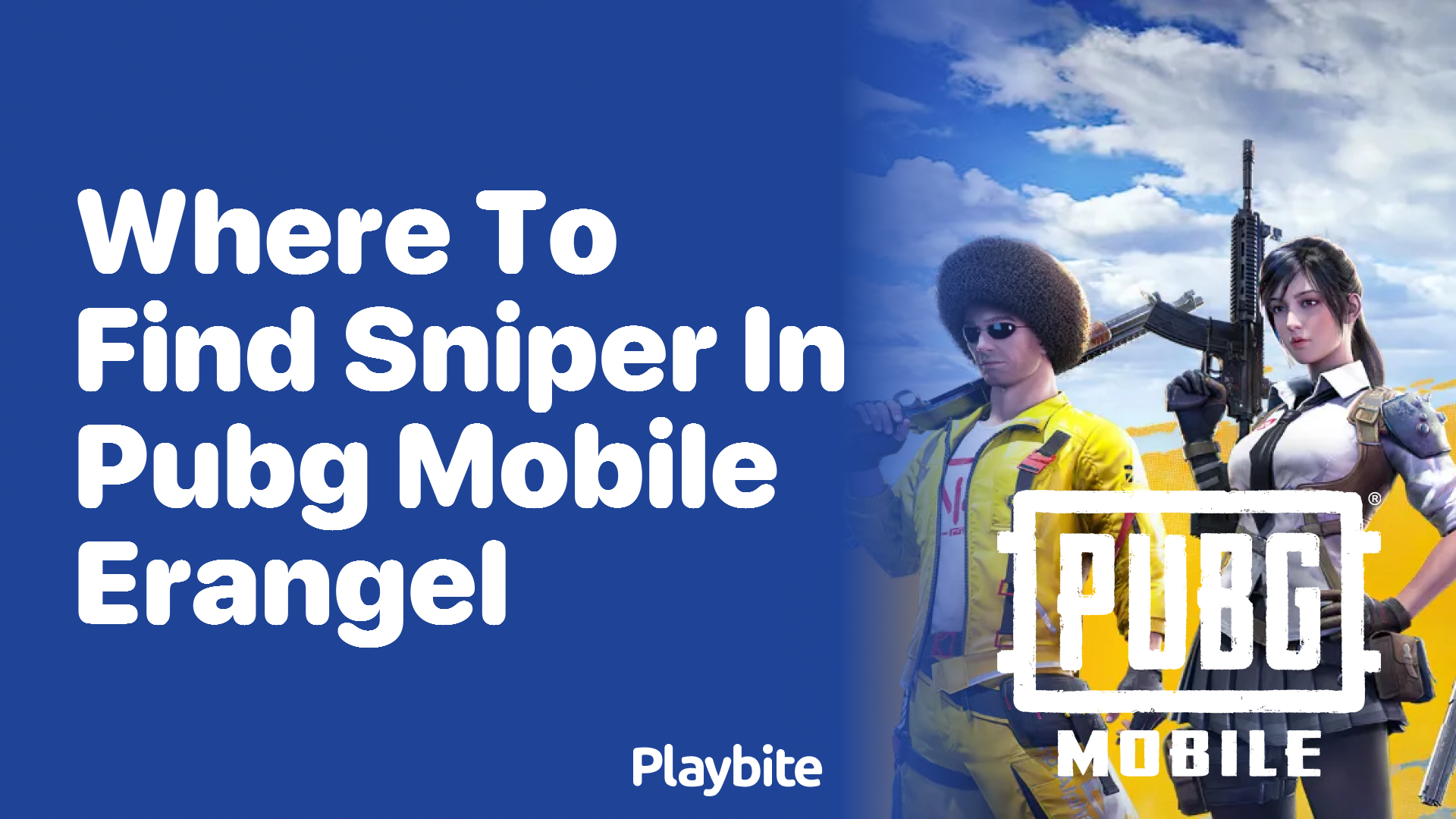 Where to Find a Sniper in PUBG Mobile Erangel - Playbite