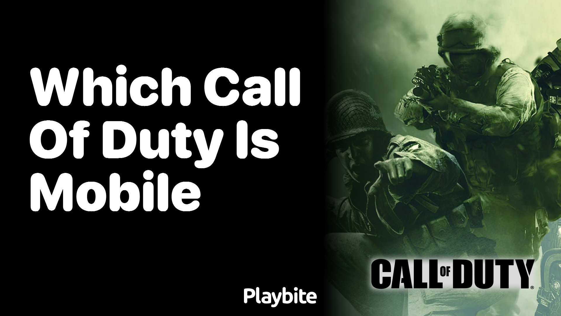 Which Call of Duty Game Can You Play on Mobile? - Playbite