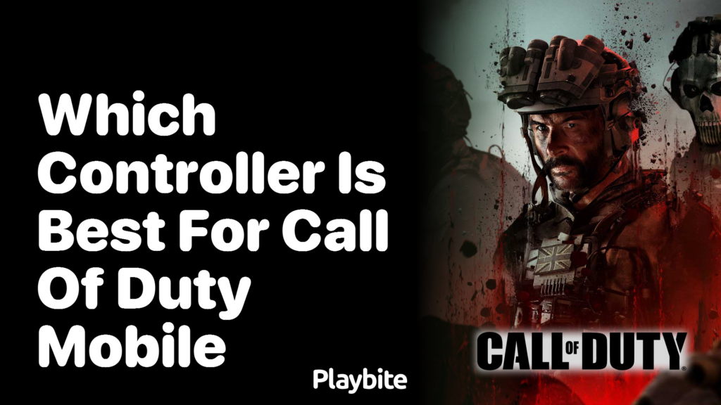 Which Controller is Best for Call of Duty Mobile? - Playbite