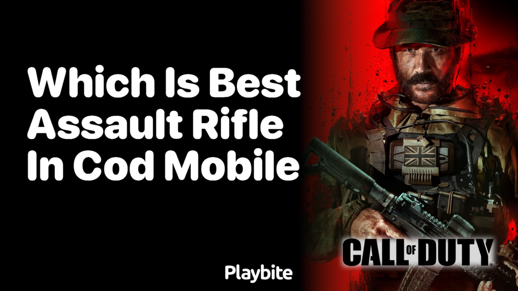 Which Is the Best Assault Rifle in CoD Mobile? - Playbite