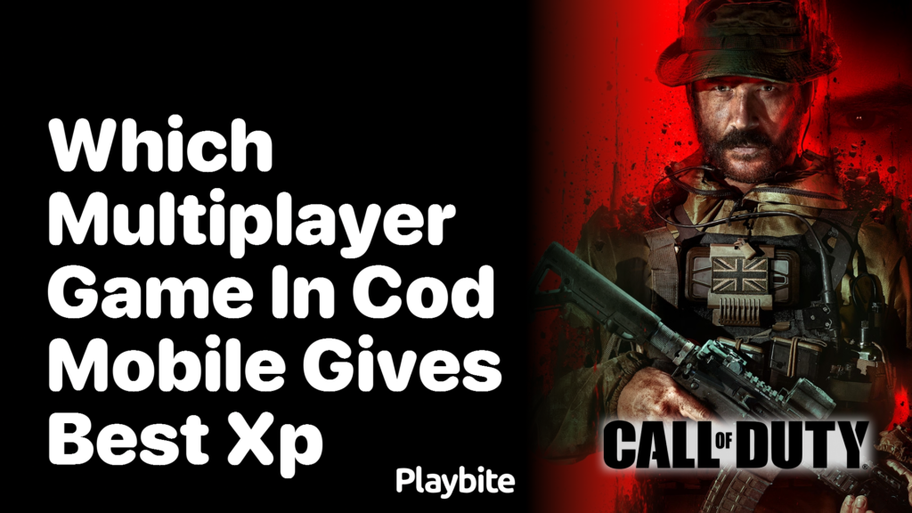 Which Multiplayer Game in COD Mobile Offers the Best XP? - Playbite