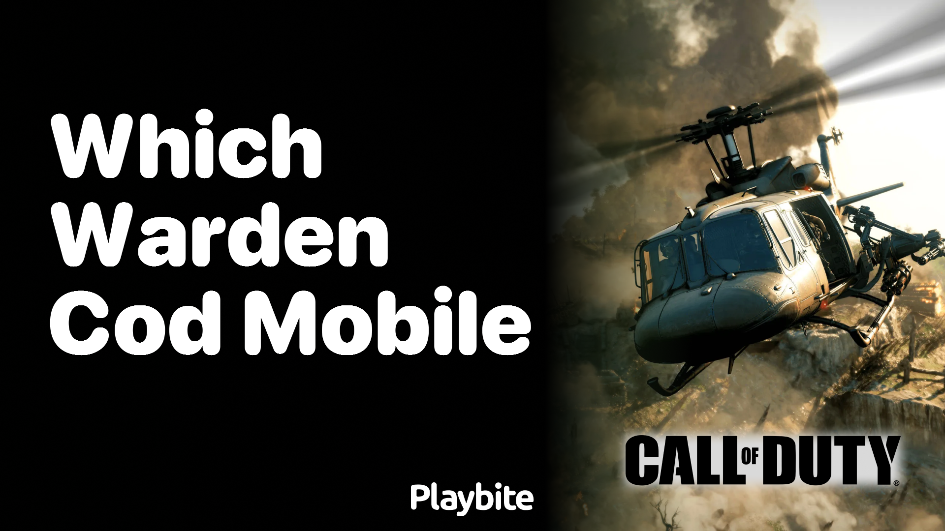 Which Warden is in COD Mobile? - Playbite