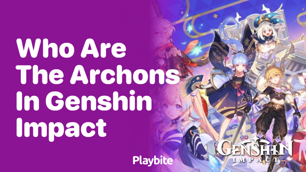Who Are the Archons in Genshin Impact? - Playbite