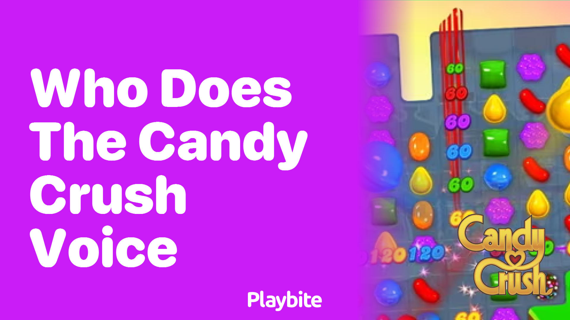 Who Does the Voice in Candy Crush? - Playbite