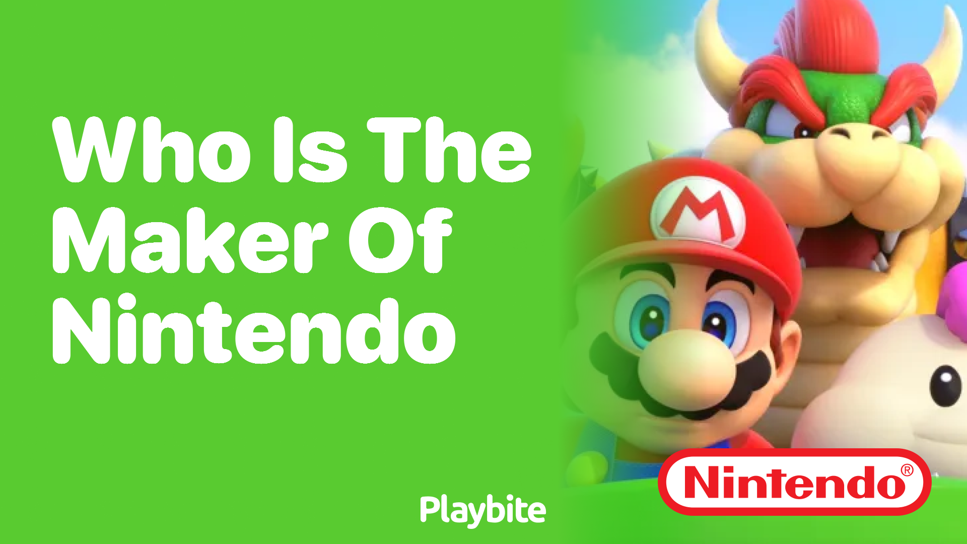 Who Is the Maker of Nintendo? - Playbite