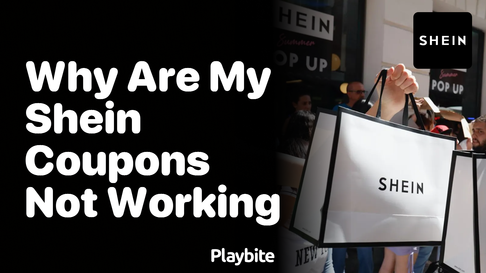Why Are My SHEIN Coupons Not Working? - Playbite