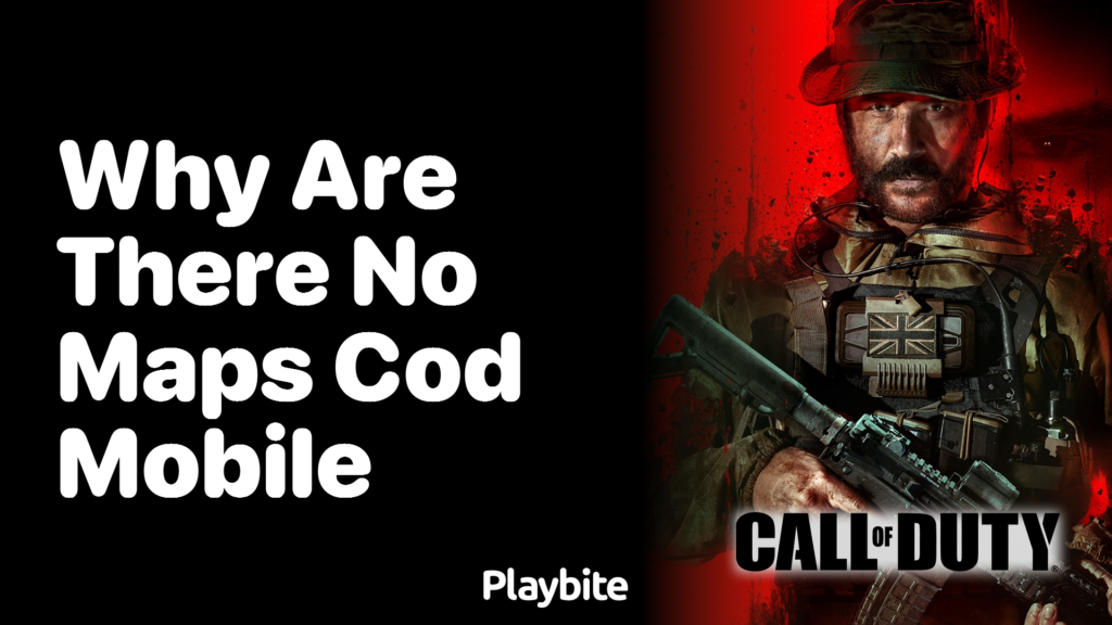Why Are There No Maps In Cod Mobile Playbite