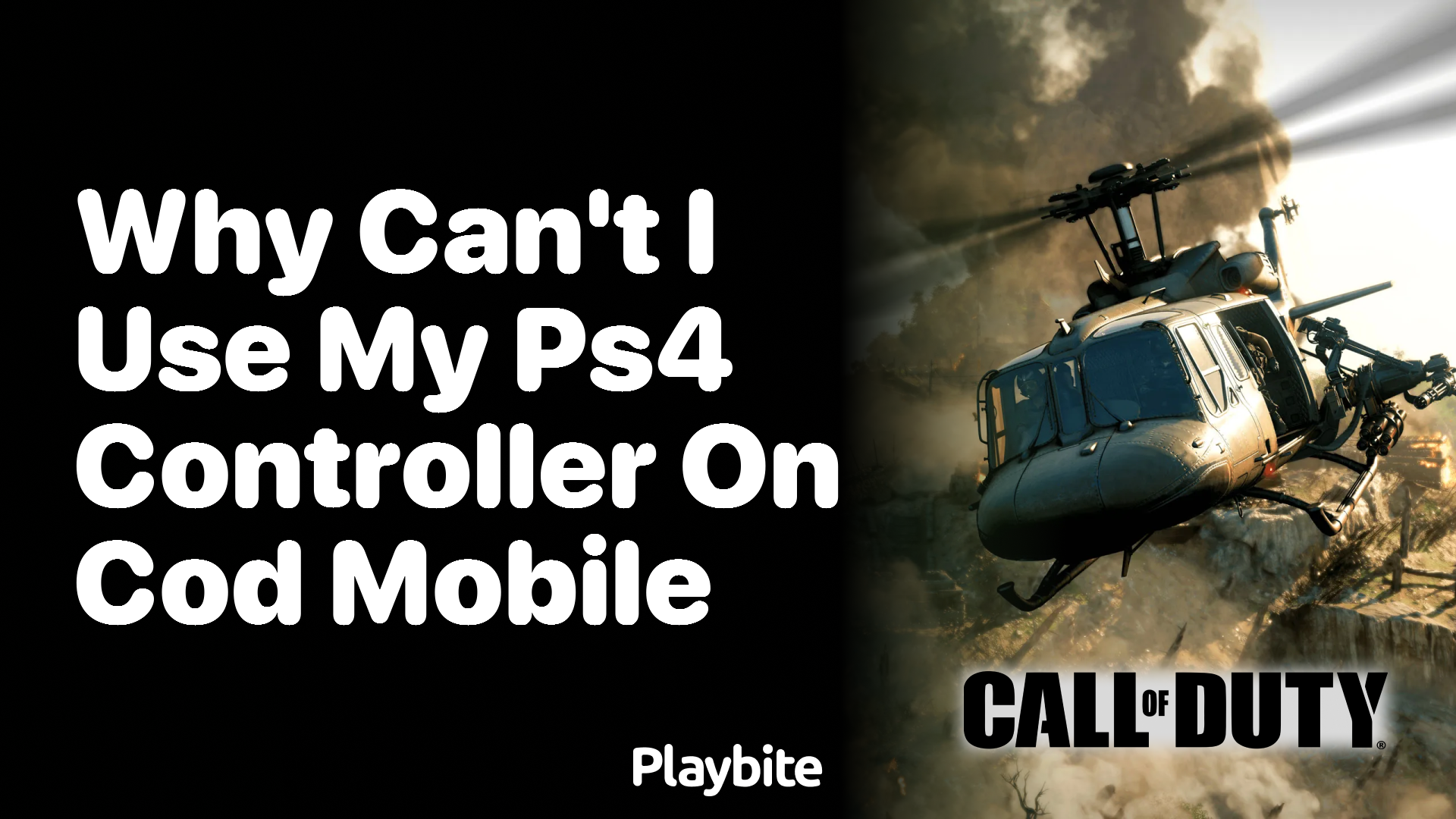 Why Can't I Use My PS4 Controller on COD Mobile? - Playbite