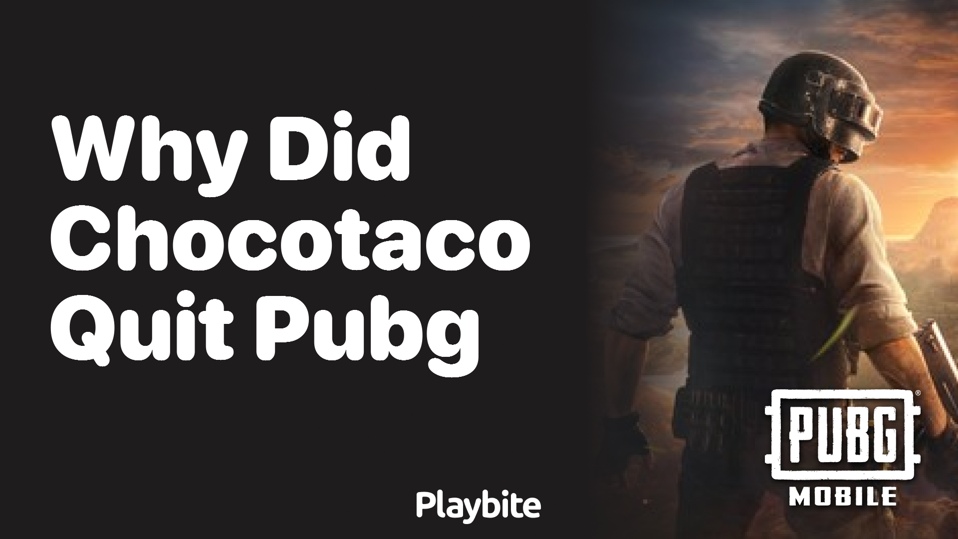 Why Did ChocoTaco Quit PUBG? Unpacking the Mystery - Playbite