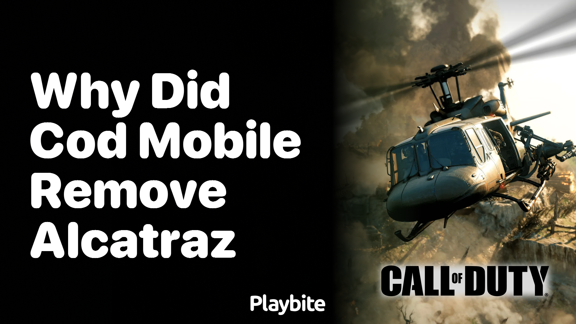 Why Did COD Mobile Remove Alcatraz? - Playbite