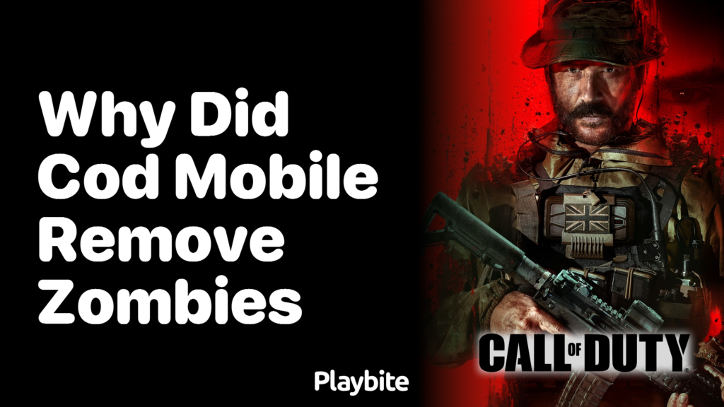 Why Did COD Mobile Remove Zombies? - Playbite