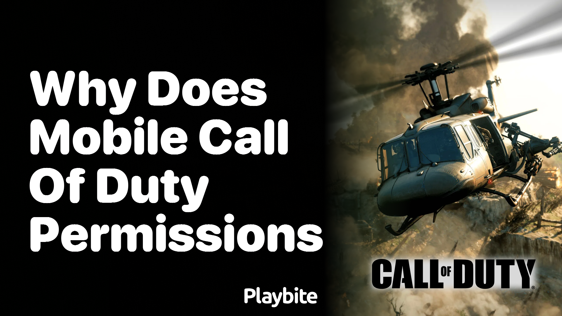 Why Does Mobile Call of Duty Need Permissions? - Playbite
