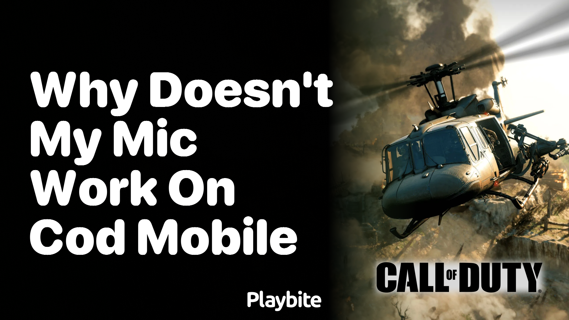 Why Doesn't My Mic Work on COD Mobile? - Playbite