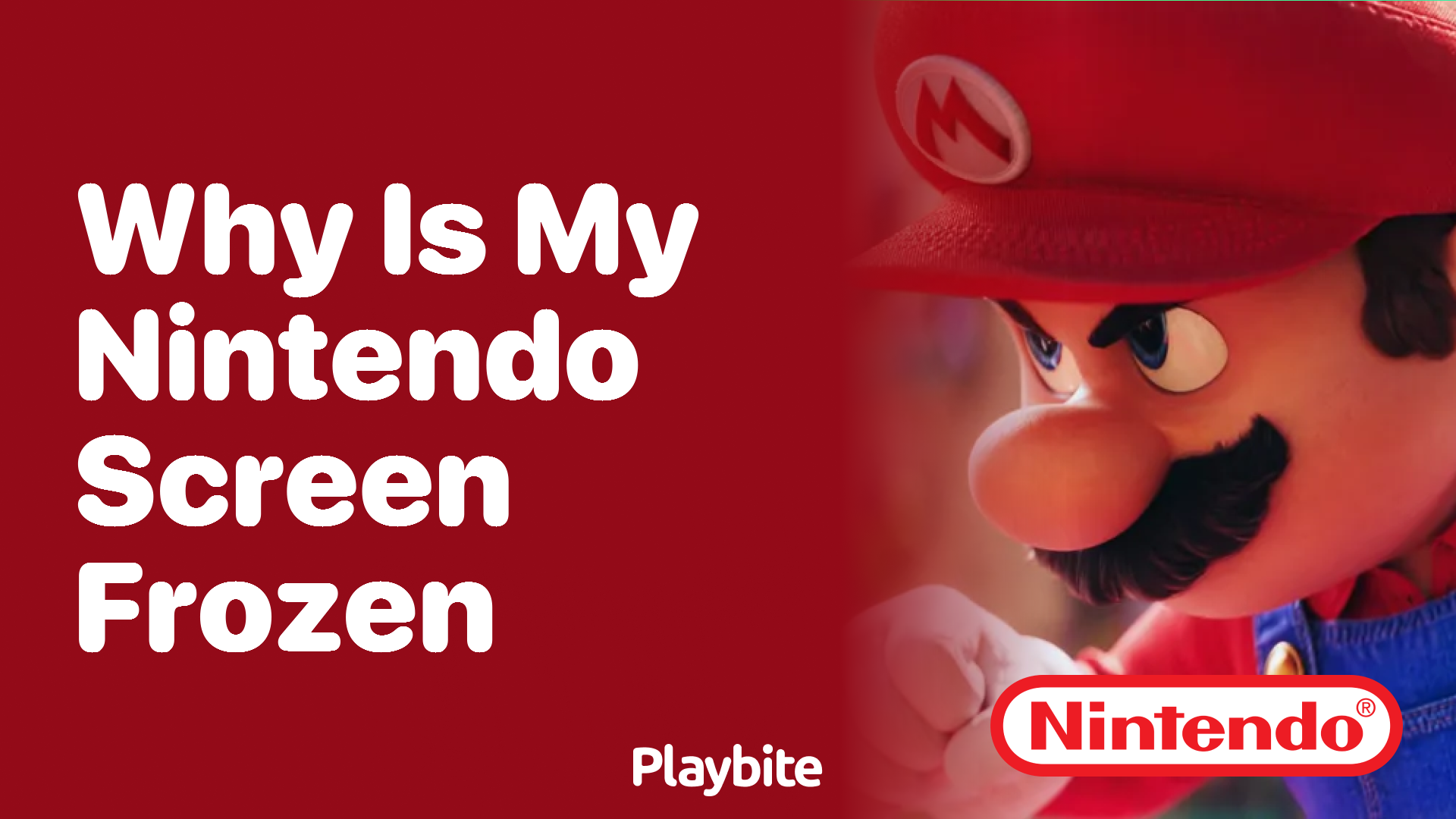 Why Is My Nintendo Screen Frozen? Let's Fix It! - Playbite