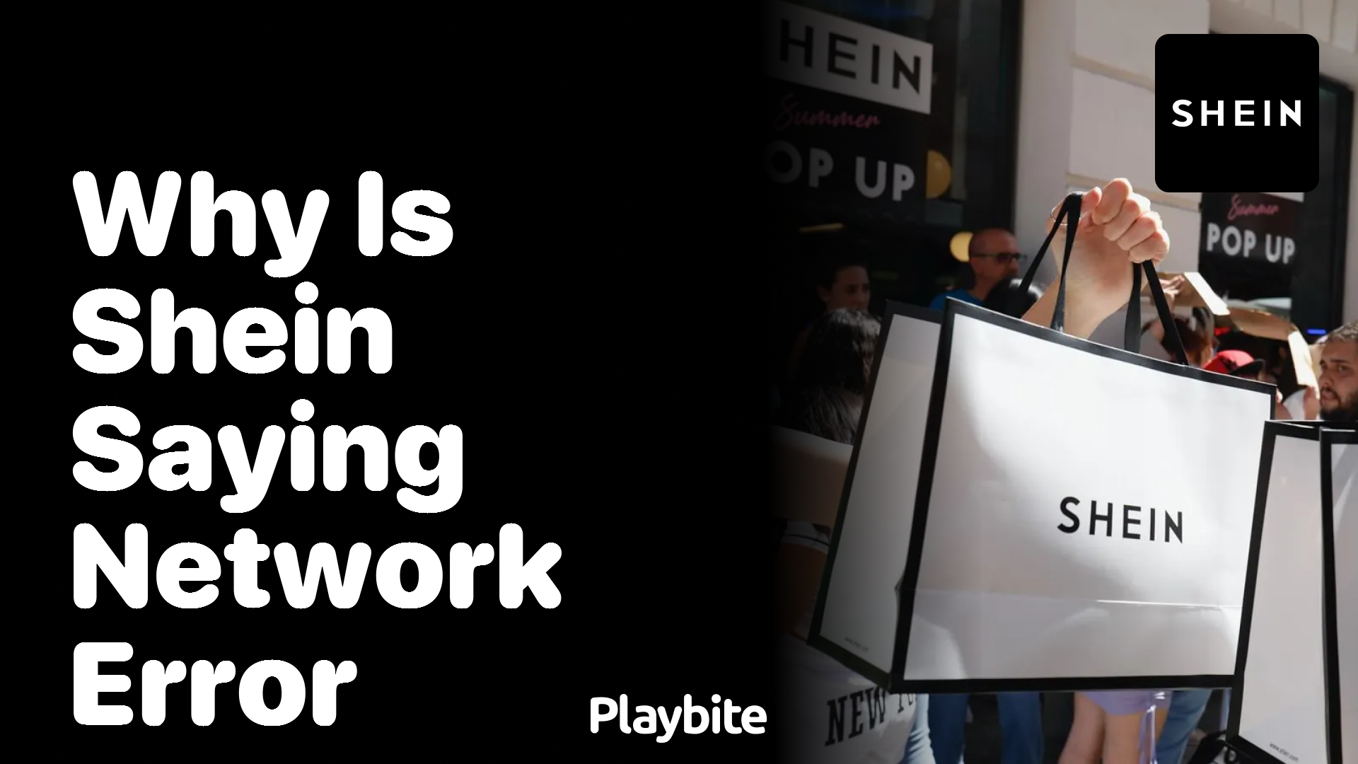 Why Is SHEIN Saying Network Error? Find Out Here! - Playbite