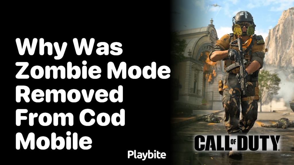 Why Was Zombie Mode Removed from COD Mobile? - Playbite