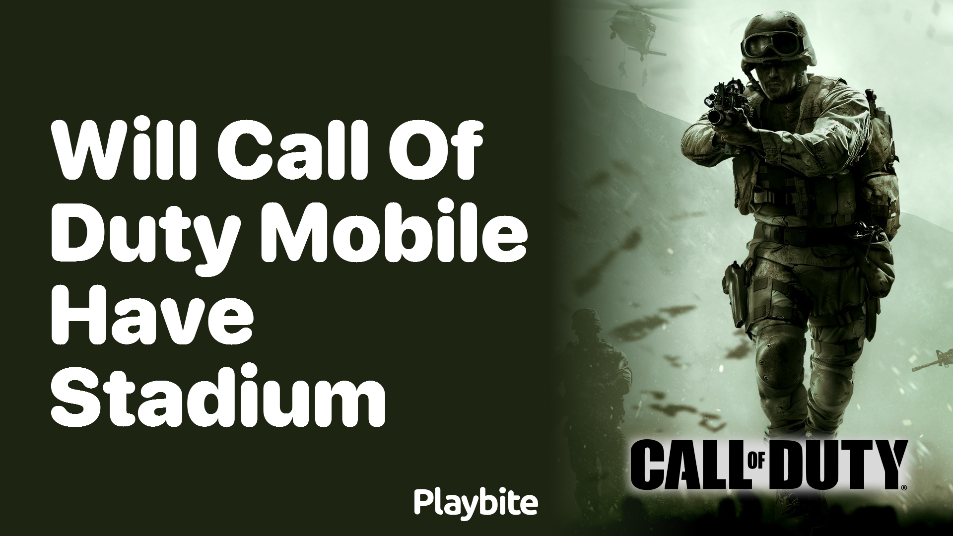 Will Call of Duty Mobile Have a Stadium Map? - Playbite