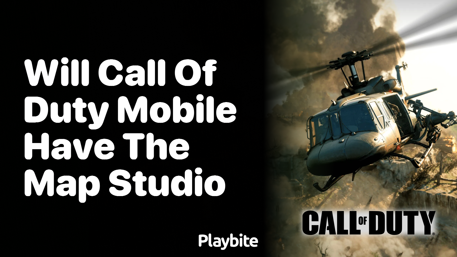 Will Call of Duty Mobile Feature the Map Studio? - Playbite