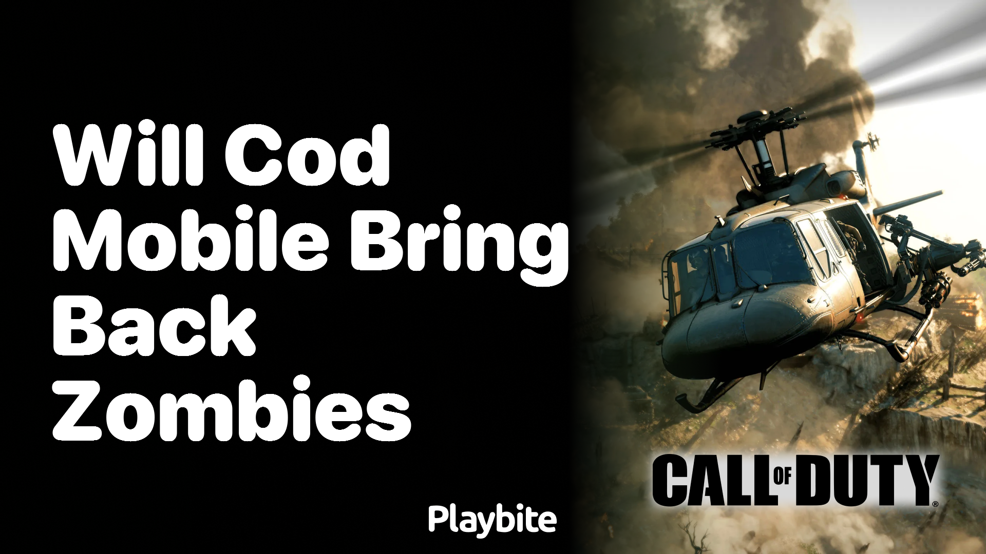 Will COD Mobile Bring Back Zombies? - Playbite