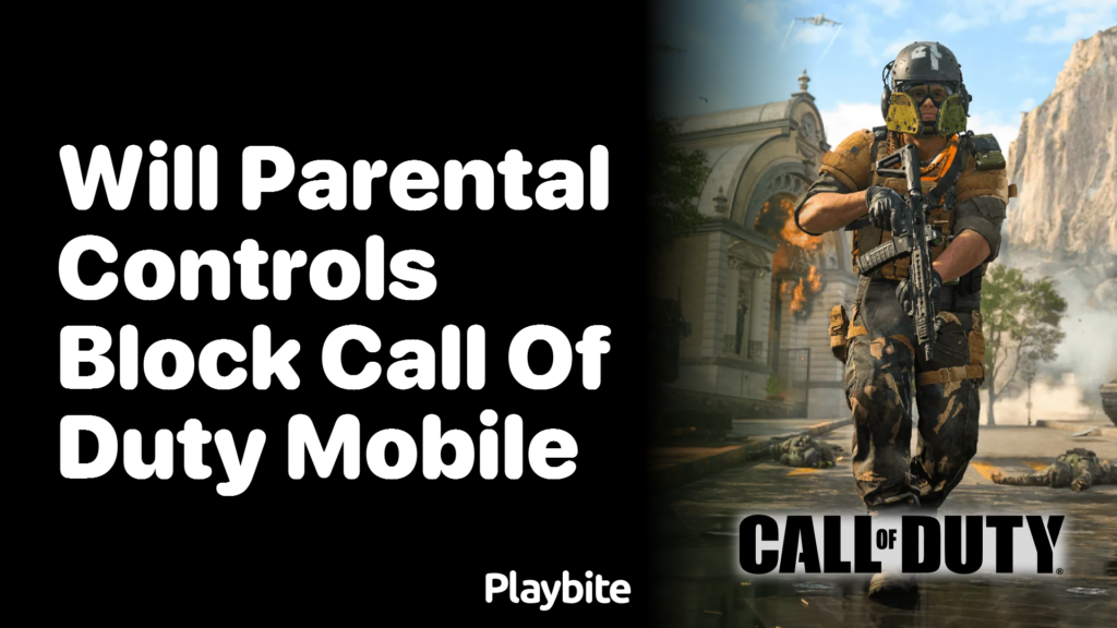 Will Parental Controls Block Call of Duty Mobile? - Playbite