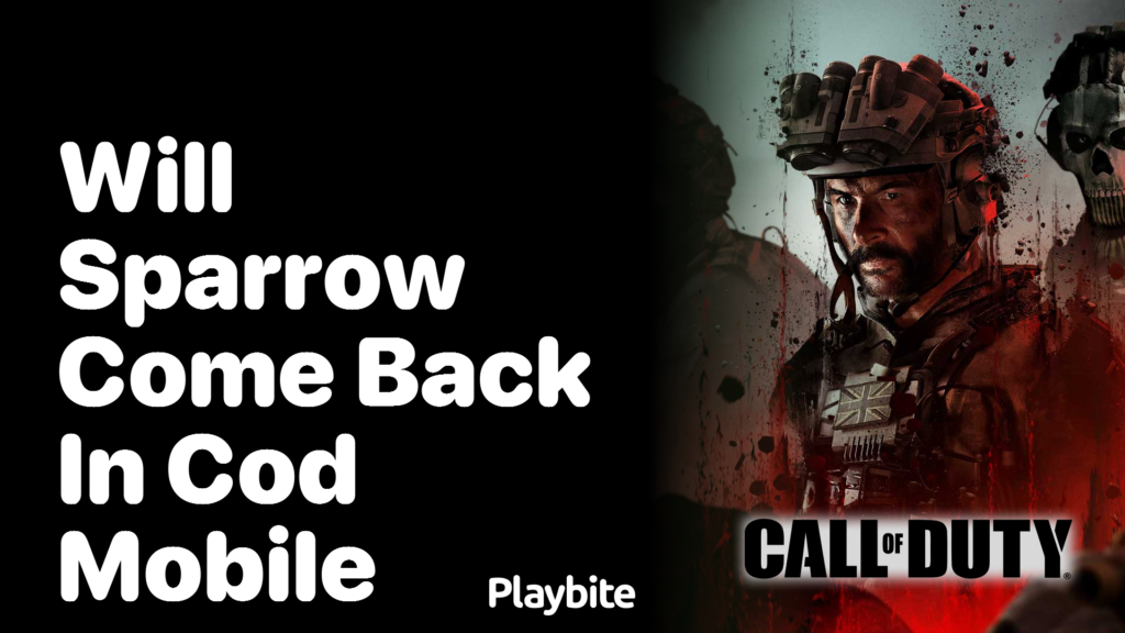 Will Sparrow Come Back in COD Mobile? - Playbite