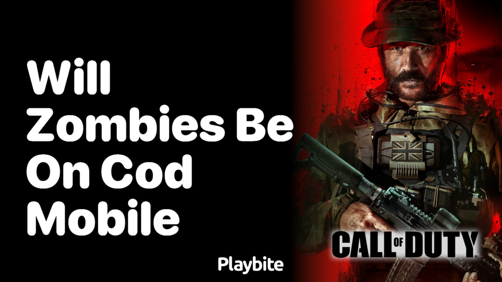 Will Zombies Be On Cod Mobile Playbite