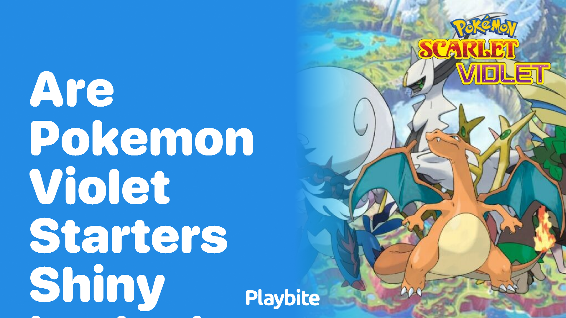 Are Pokemon Violet starters shiny locked? - Playbite