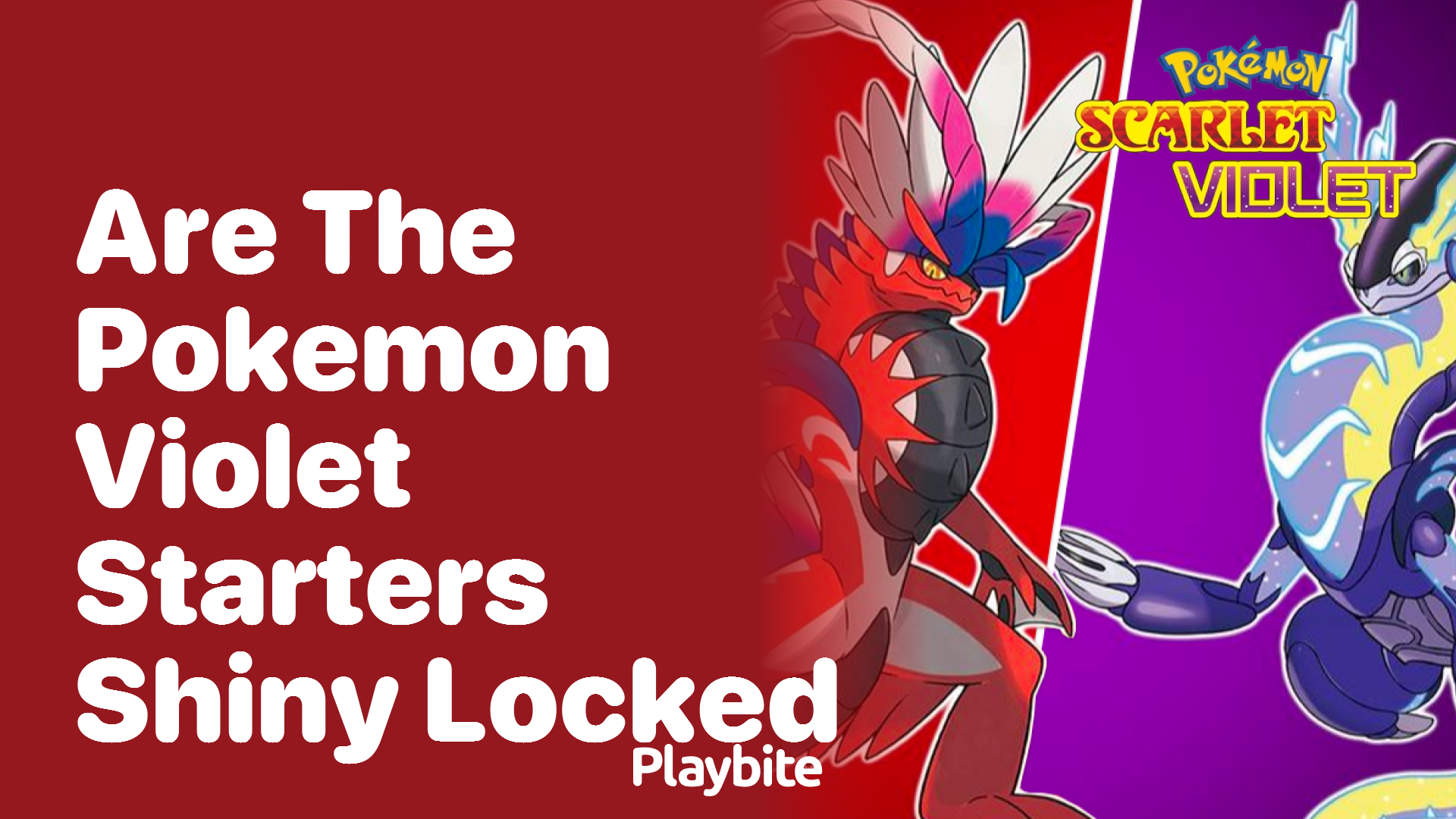 Are the Pokemon Violet Starters Shiny Locked? - Playbite
