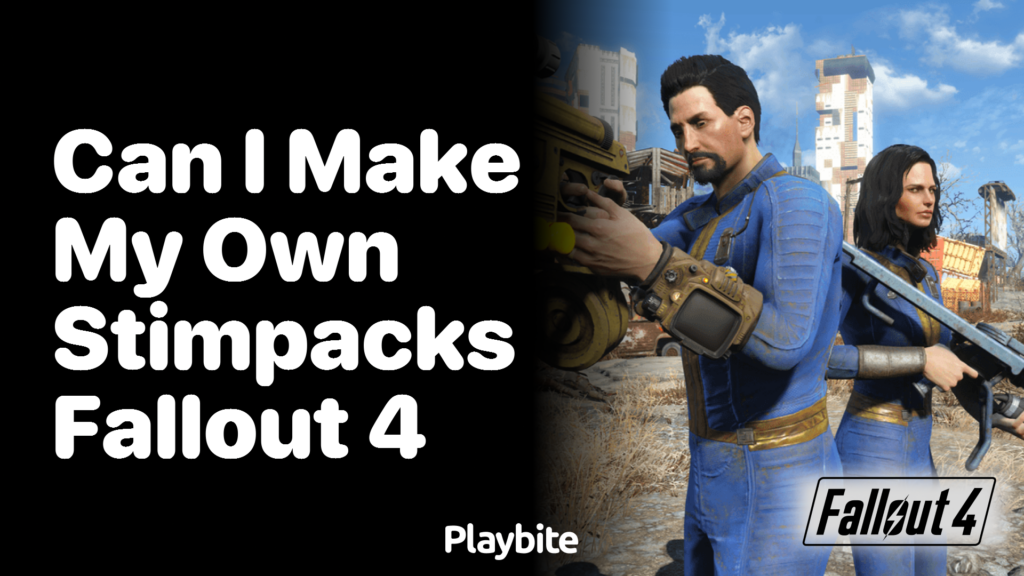Can I Make My Own Stimpacks in Fallout 4? - Playbite