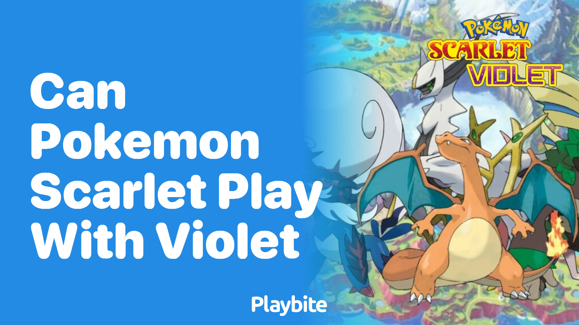 Can Pokemon Scarlet Play with Violet? - Playbite