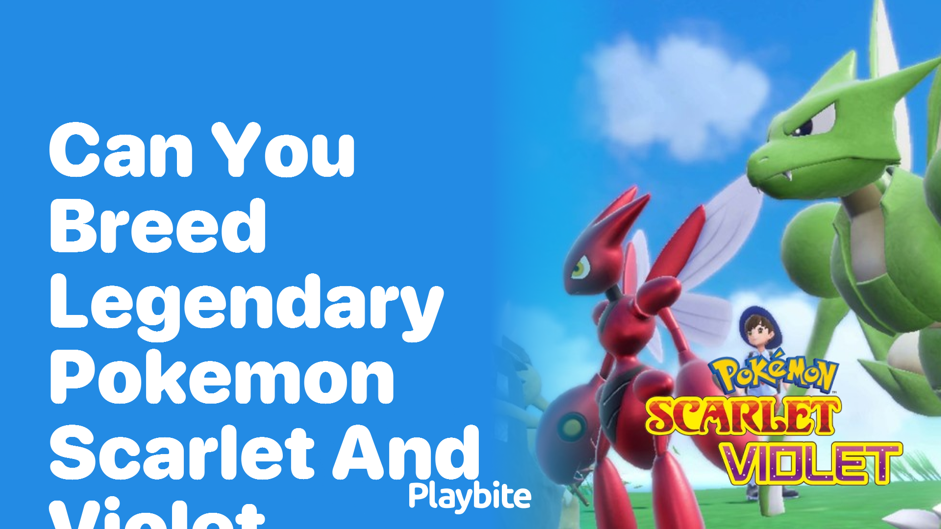 Can you breed Legendary Pokemon in Scarlet and Violet? - Playbite