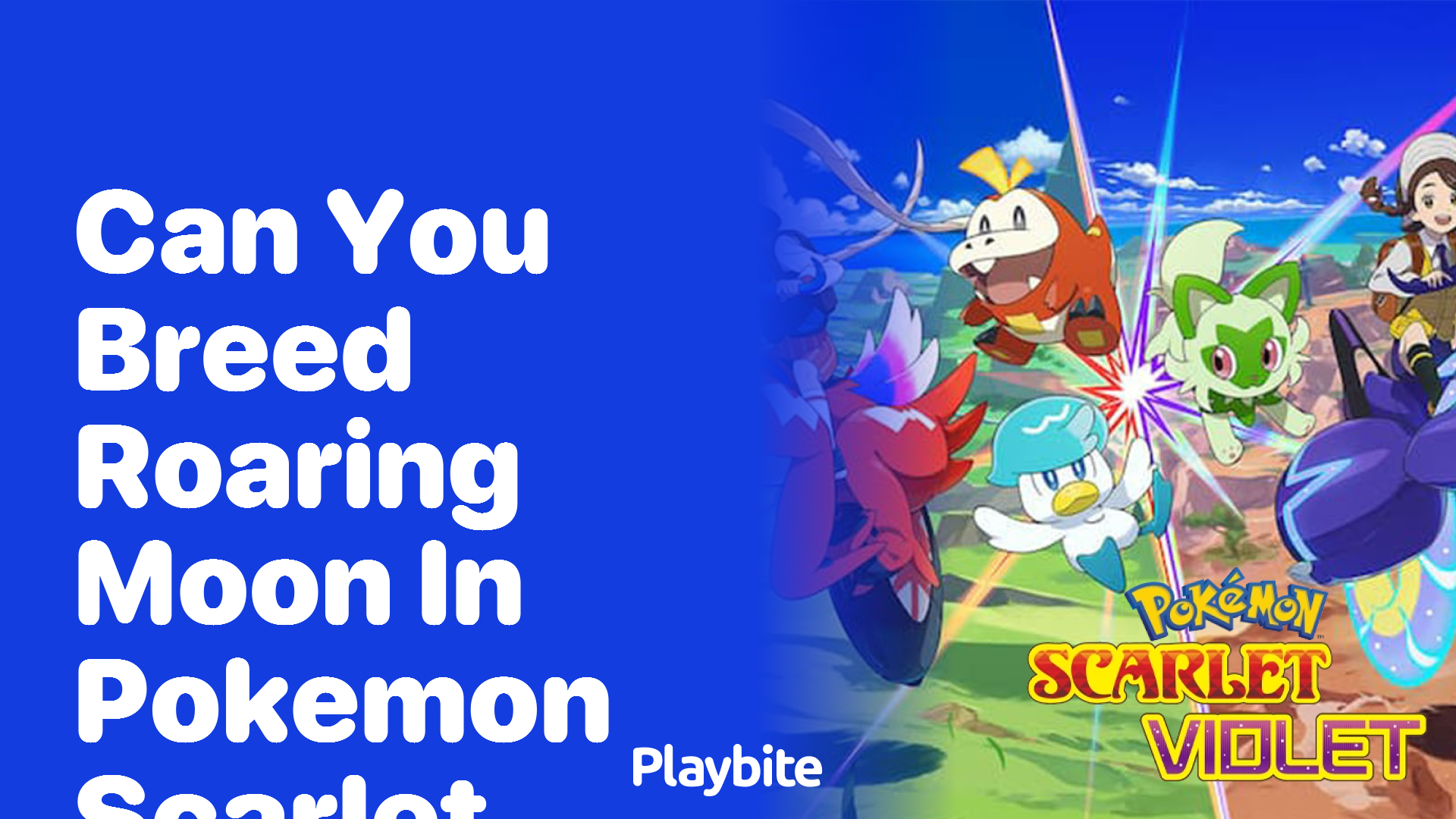 Can you breed Roaring Moon in Pokemon Scarlet? - Playbite