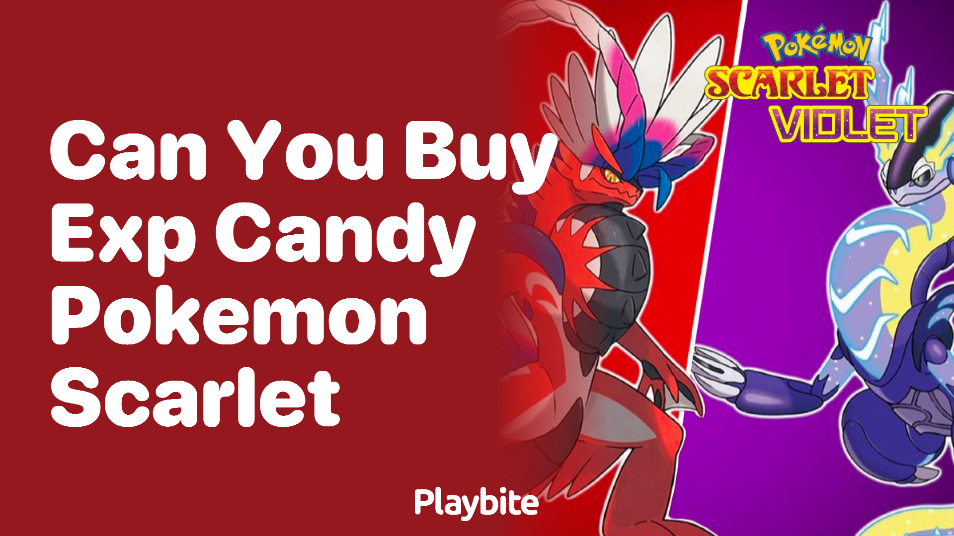 Can you buy EXP Candy in Pokemon Scarlet? - Playbite